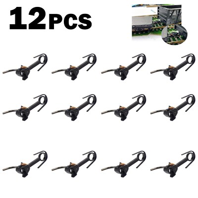 12pcs Model Couplers HO scale 1:87 Model Train Knuckle Spring Coupler ...