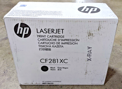 Genuine HP 81X CF281XC Black High Yield Toner 25K Page MFP M630 M632 ...