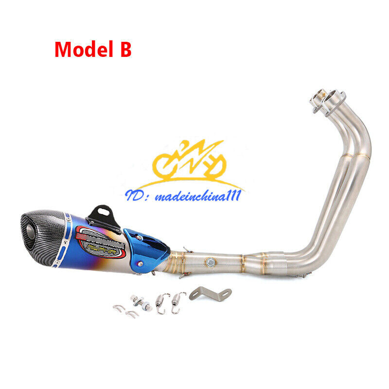 For Yamaha YZF R7 MT07 2021-2024 Full Exhaust System Mufflers Front ...