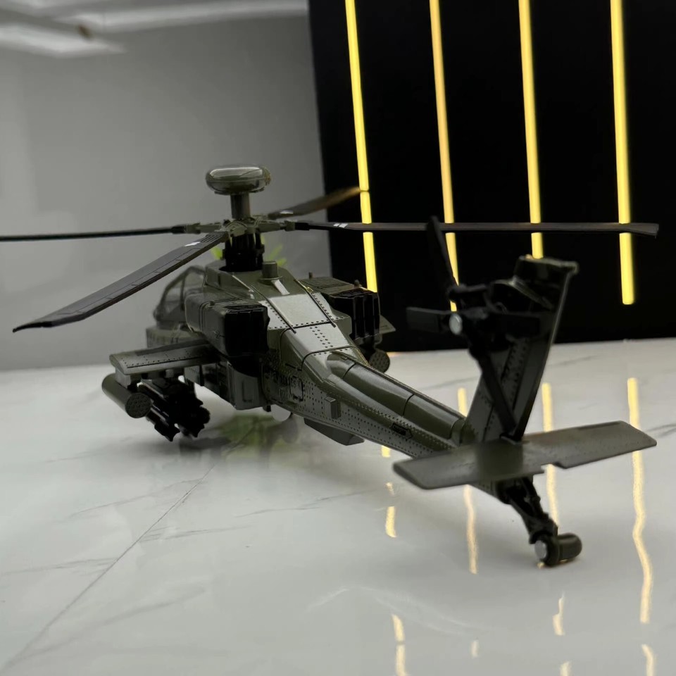 Helicopter AH-64 Longbow Apache Helicopter Model Airplane | eBay