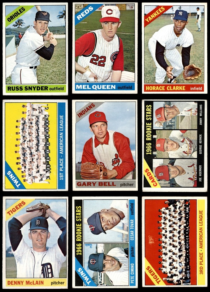 1966 Topps Baseball High Number Complete Set 3.5 - VG+ 7067251 | eBay