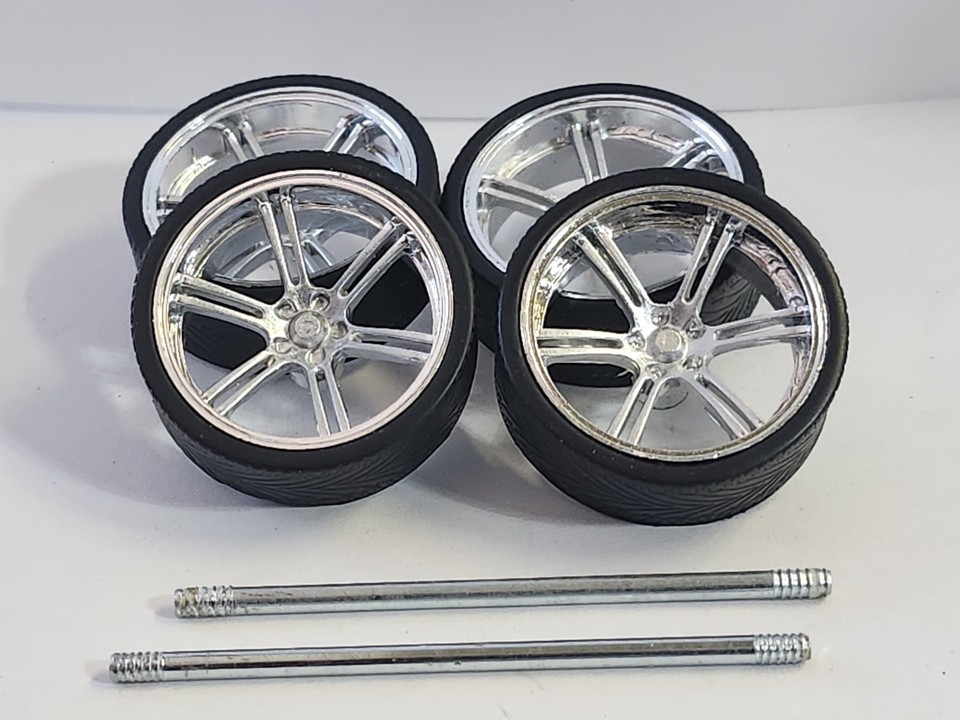 JADA 1/24 SCALE WHEELS & TIRES FOR JDM OR F&F NISSAN SKYLINE GT-R R34 ...