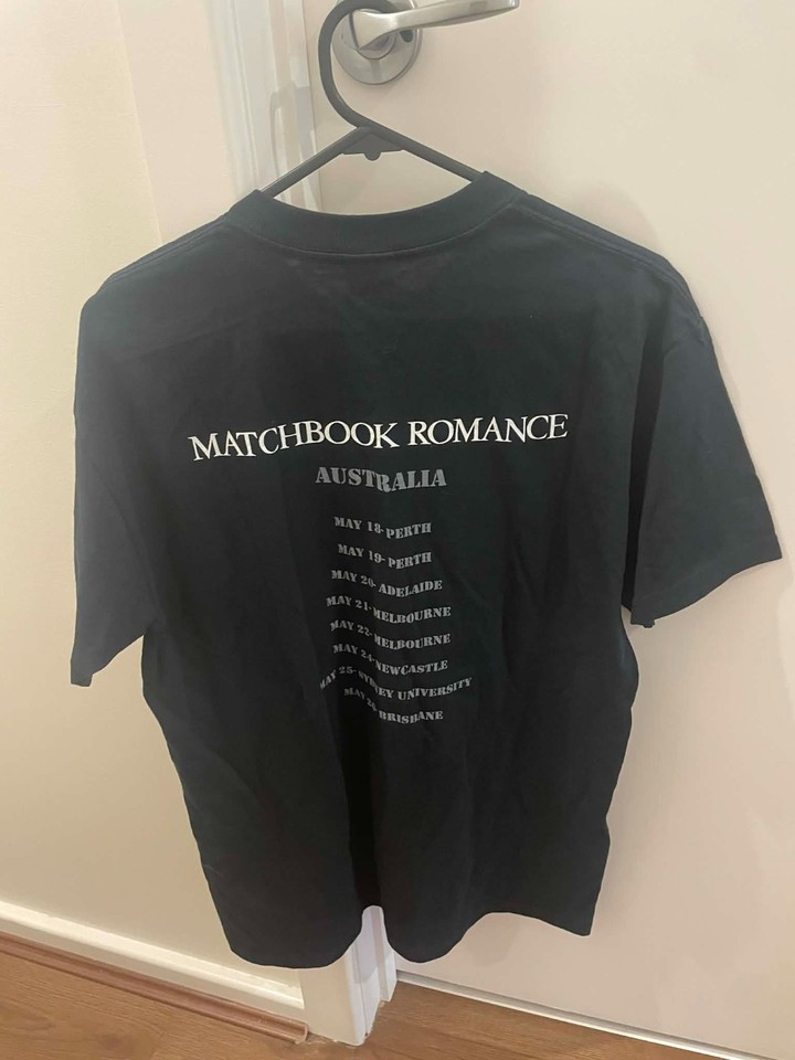 Vintage Rare 2006 Matchbook Romance Music Concert Australia Tour Medium ...