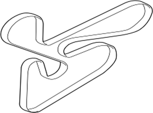 4451A115 Mitsubishi Belt, alternator & others 4451A115, New Genuine OEM ...