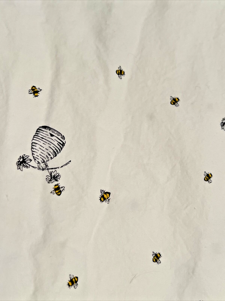 Ralph Lauren Honey Hive TWIN Fitted Flat Sheet 1 Pillowcase Bees ...