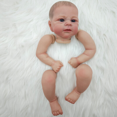19inch Reborn Baby Doll Kit Painted DIY Mold Newborn (Head+Limbs+Cloth ...