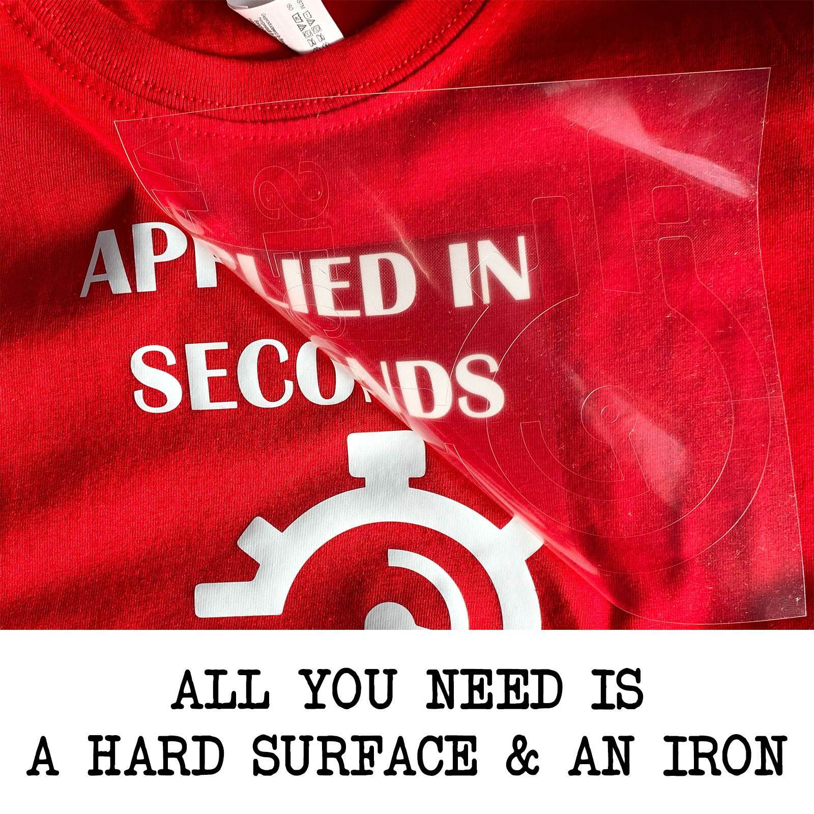 Custom Design Iron on Transfer T-Shirt Personalised Text Name Logo ...