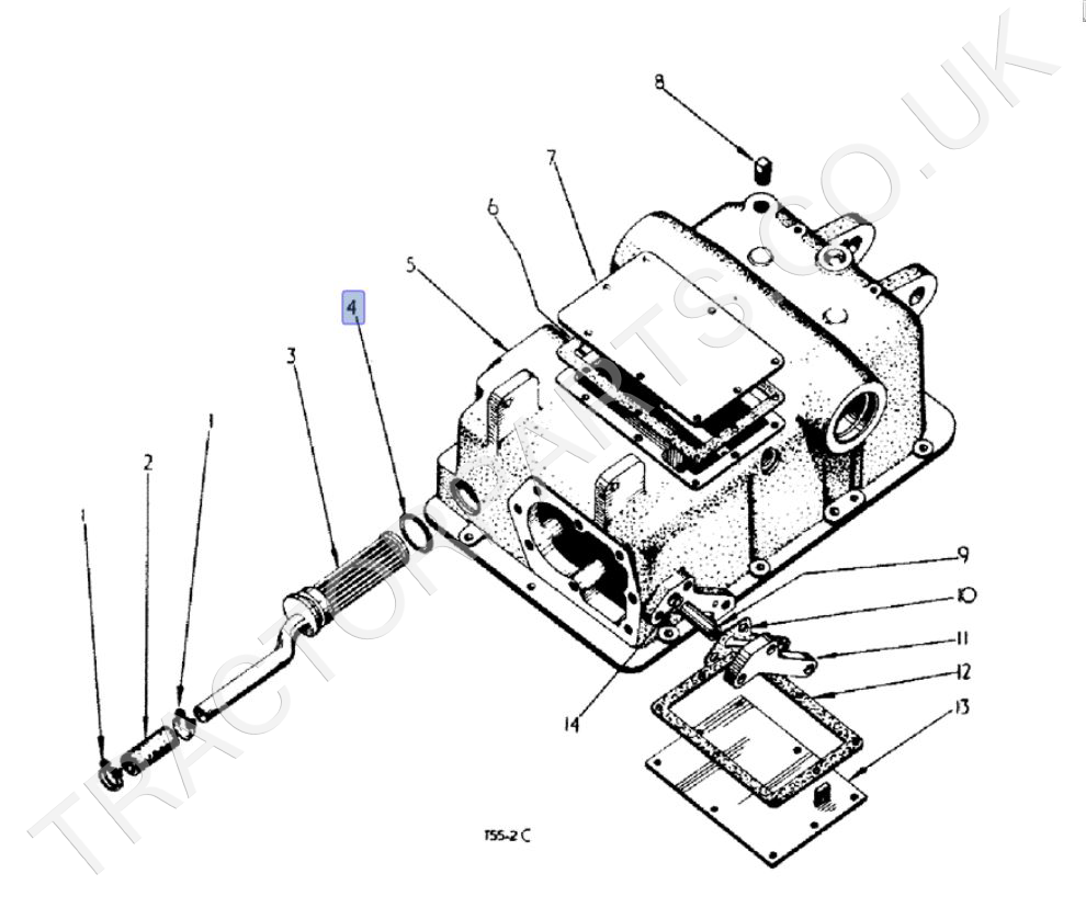 O-RING Suction Filter B250 B275 B414 276 434 444 704348R1 For ...