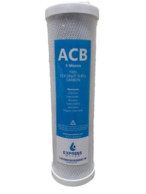 Express Water 6 Month ACB Filter FLTCAR0501C For RO Undersink Filtration | eBay