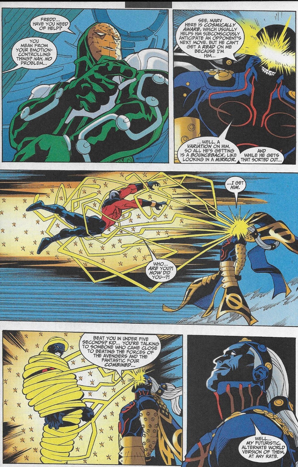 Captain Marvel Comic 16 Cover A First Print 2001 David Chris Cross ...