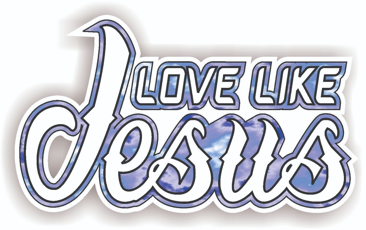 Jesus Saves Cross Decal Sticker Christian GOD Bible FaIth Family Diesel ...