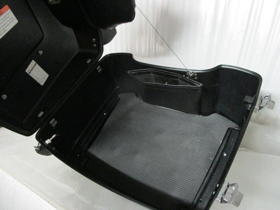 97-08 Harley Davidson Touring Detachable Tour-Pak VIVID BLACK | eBay