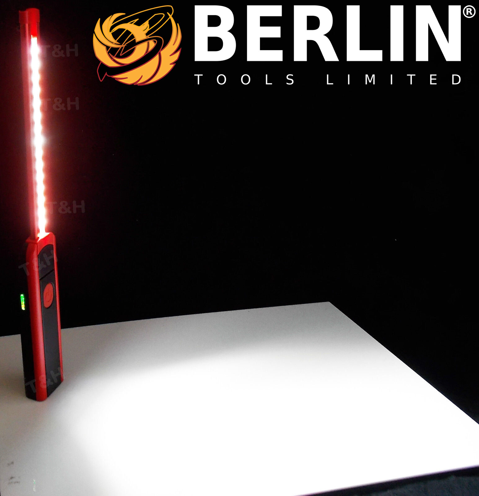 US.PRO TOOL 15 LED Work Light Torch Li-Ion Rechargeable Cordless ...