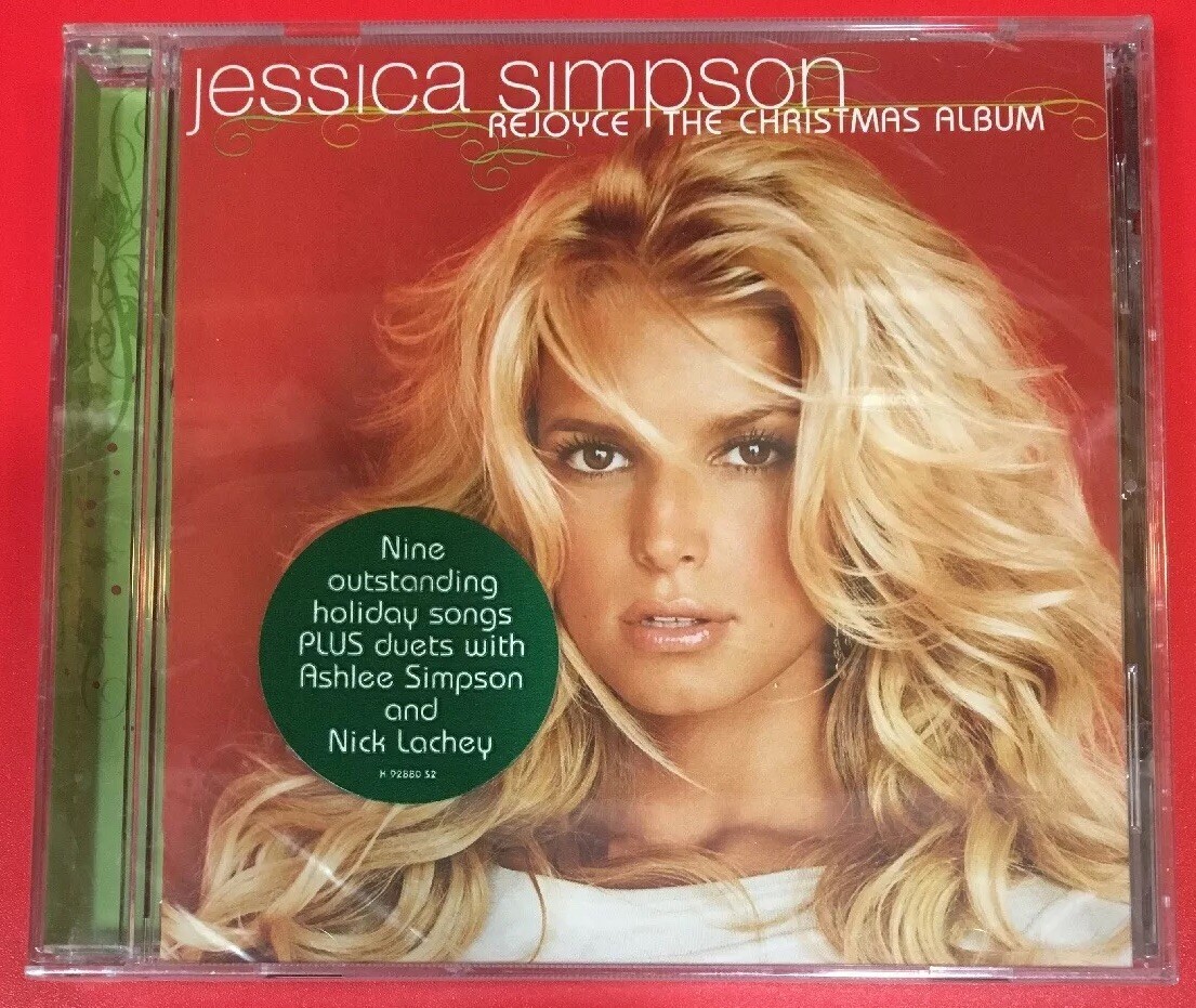 REJOYCE THE CHRISTMAS ALBUM by JESSICA SIMPSON (CD, 2004 - Columbia ...