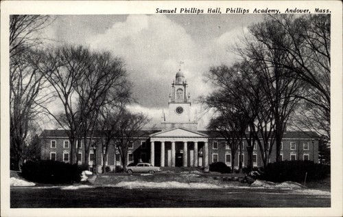 Samuel Phillips Hall Phillips Academy Andover Massachusetts vtg ...