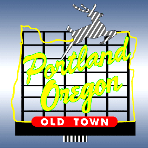 Miller Engineering ~ HO or O Scale ~ Portland Oregon Animated Billboard ...