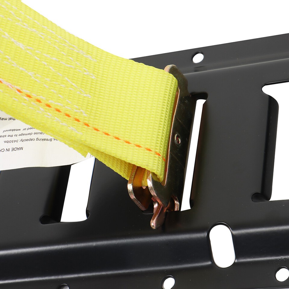 4Pack E Track Tie Down Rail Kit 5' E Track Rails Enclosed with Ratchet ...