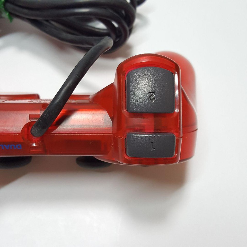 Playstation2 Official Controller Dual Shock2 Crimson Red clear Sony PS2 ...
