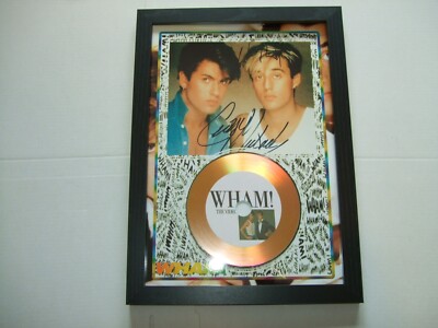 WHAM SIGNED DISC FRAMED 87 | eBay UK