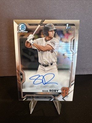2021 Bowman Chrome-Sean Roby #CPA-SRO-Auto | eBay