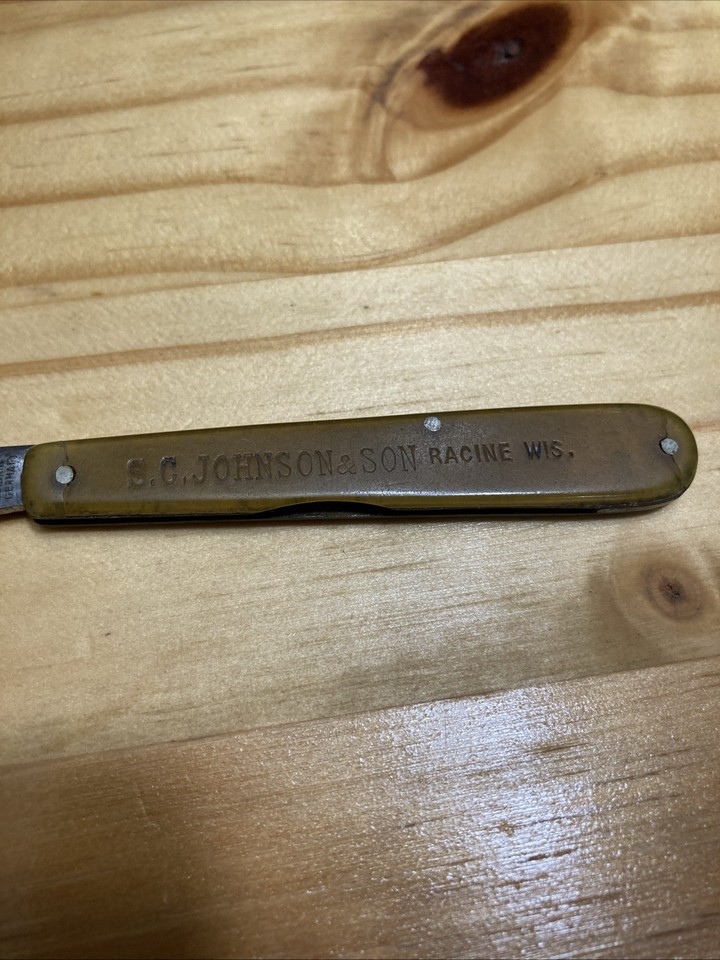 Antique Racine Wisc SC Johnson & Son Pocket Knife . Germany | eBay