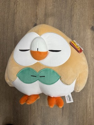 Jazwares Pokemon Sleeping Rowlet Plush 18 inch | eBay