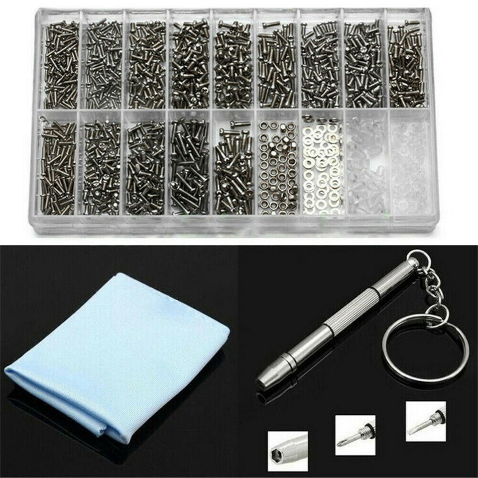 1000x Micro Glasses Sunglass Watch Spectacles Screws Nuts Screwdriver ...
