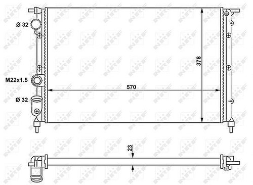 NRF Kühler, Motorkühlung für RENAULT | eBay