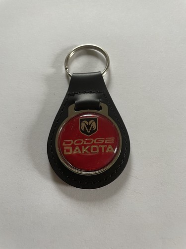 Dodge Dakota Keychain Black Leather Key Fob Key Chain | eBay