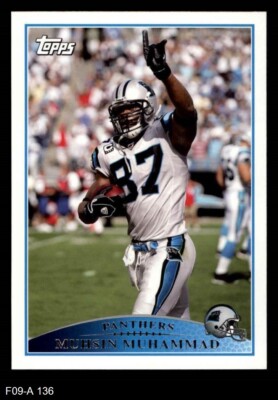 2009 Topps #136 Muhsin Muhammad Panthers Michigan St 8 - NM/MT | eBay