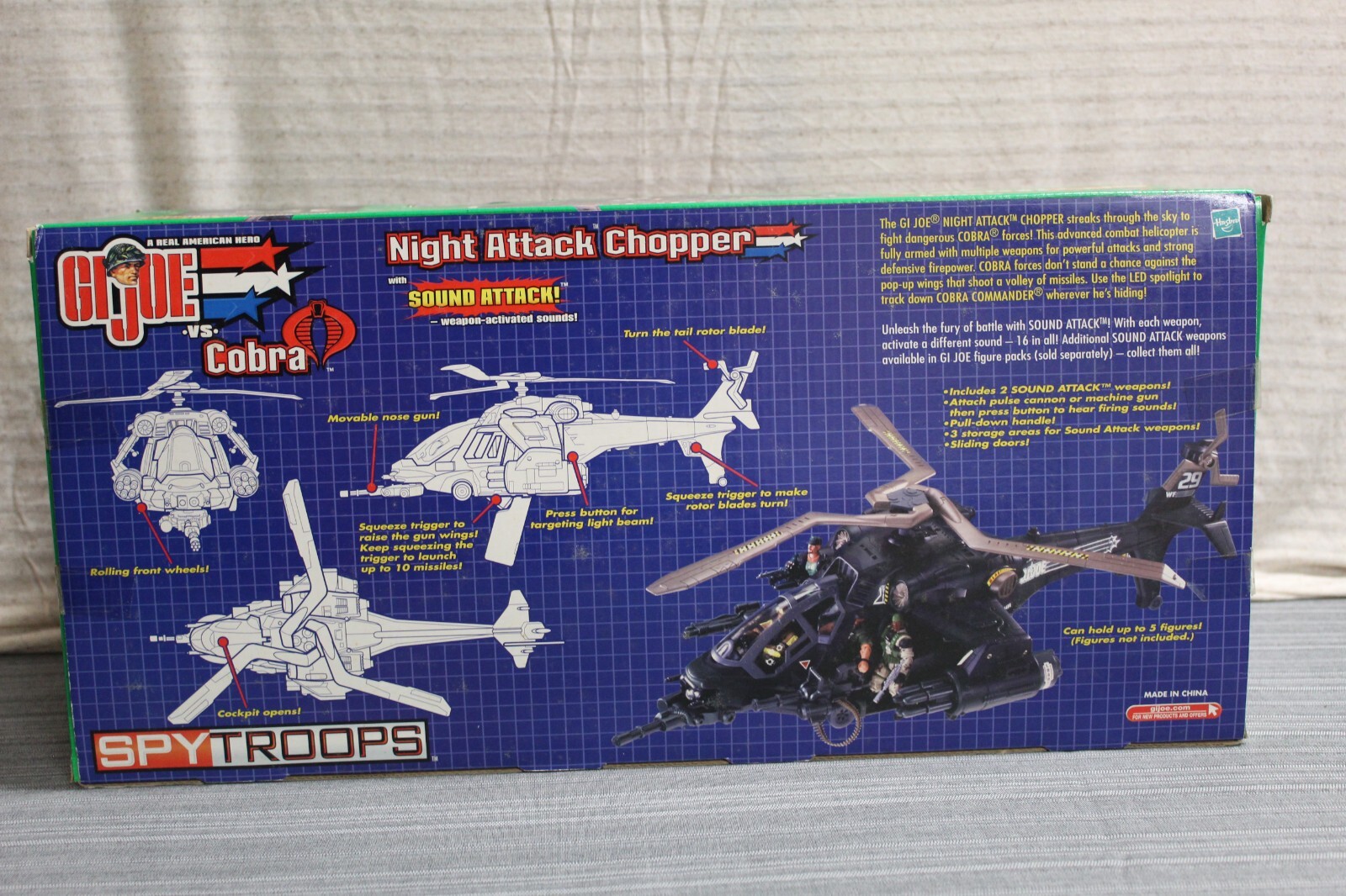 Gi joe Spy Troops Night Attack Chopper new and unopened | eBay