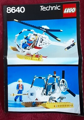 LEGO Lego Technik Bauanleitung 8640 Frank Druck Preetz Holstein 1986 ...