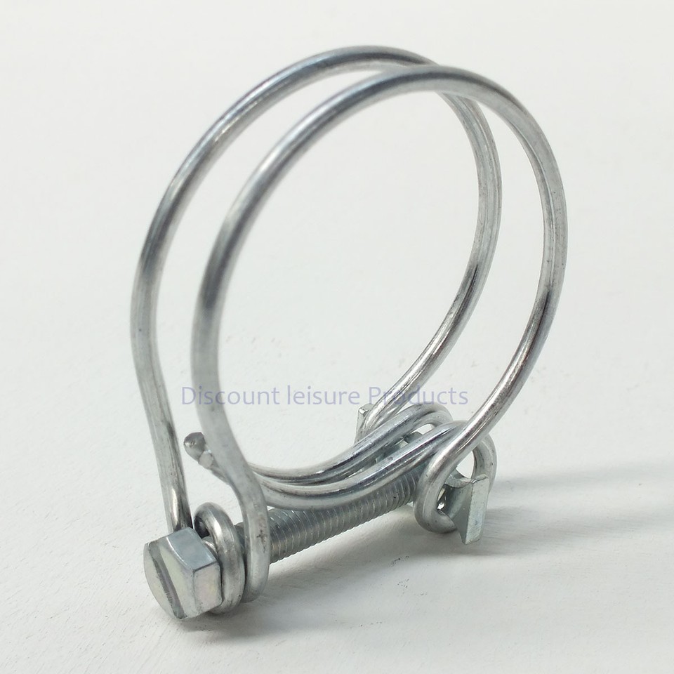 Double Wire Hose Clip Garden/Pond/Car/Water Suction/Koi Fish Pond Hose ...