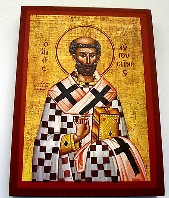 St. Augustinus Ikone Icon Icone Saint Augustine santo agostino Icono ...