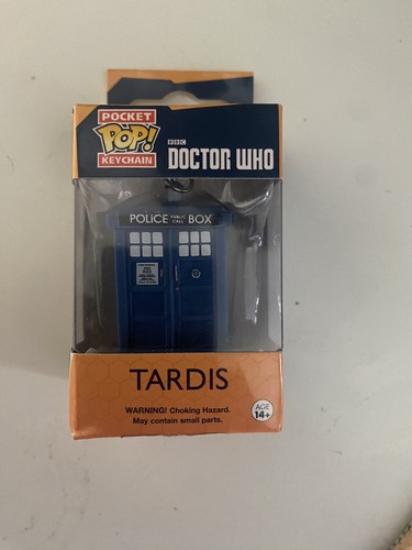 FUNKO Pop! Pocket Keychain Doctor Who Materializing Tardis Keyring ...
