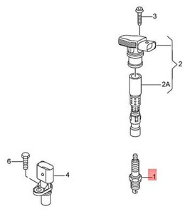 Genuine AUDI A6 Avant S6 quattro A7 Sportback A8 S8 audi spark plug ...