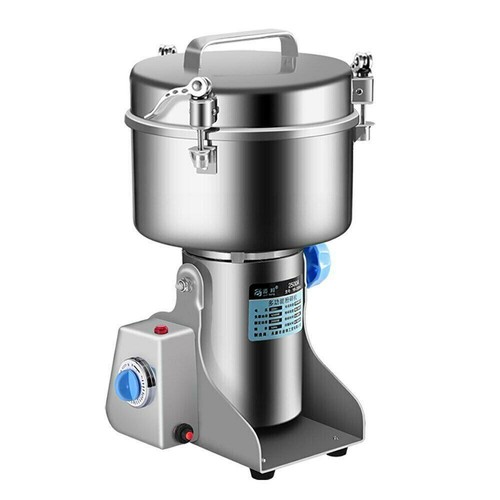 Electric Commercial Herb Grinder Stainless Steel Powder Machine Crusher ...