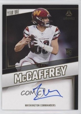 2024 Panini Luminance Year One Signatures RPS Luke McCaffrey Rookie ...