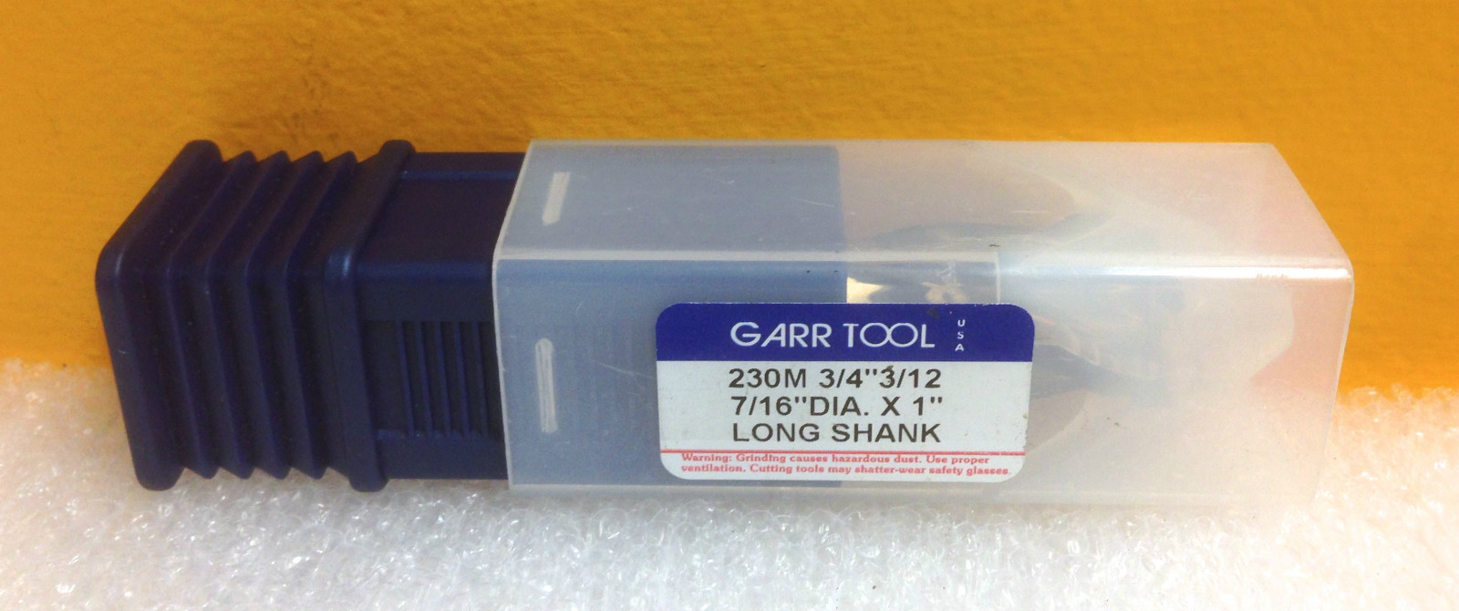 Garr Tool 230M 3/4", 3/12 to 7/16 Diameter x 1" Long Shank Carbide Mill ...