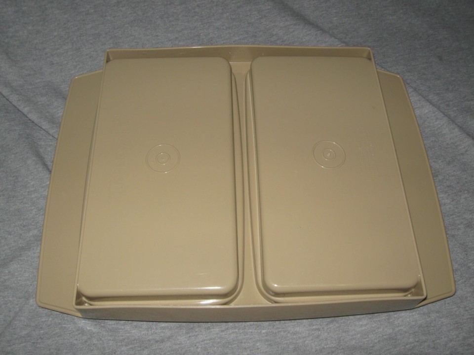 Tan Beige Tupperware 723 Deviled Egg Replacement Base Tray Holders ...