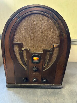 Vintage PHILCO Cathedral Radio Chassis Type 60 Model Code 121 table top ...