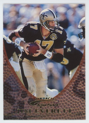 1997 Pinnacle Action Packed Jim Everett New Orleans Saints #75 | eBay