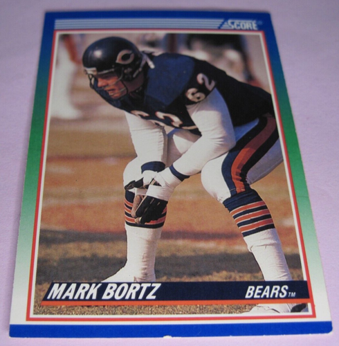 1990 Score Mark Bortz #405 Rookie Chicago Bears | eBay
