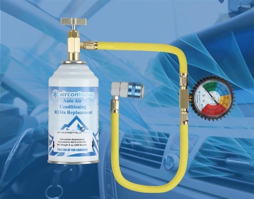 Car Air Conditioning Air Con Recharge Kit R134a Gas Refill 525g UK ...