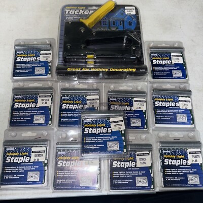 Master Mechanic Heavy Duty Staple Gun Tacker #461-350 Black Yellow NEW ...