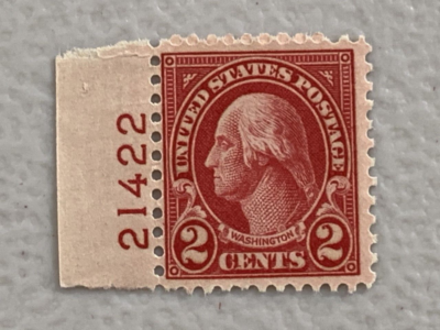 Scott 634, the 2¢ Wash Issue with plate number 21422 , MNH | eBay