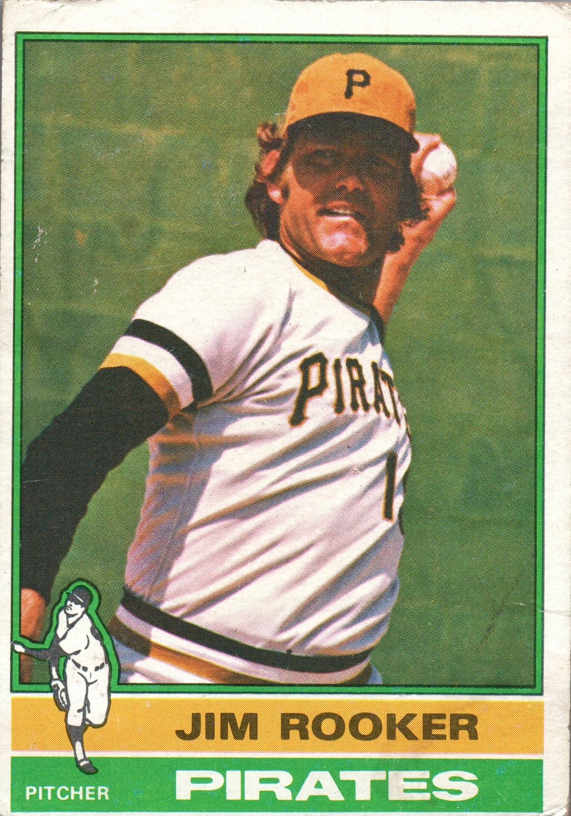 1976 Topps # 243 Jim Rooker Pittsburgh Pirates | eBay