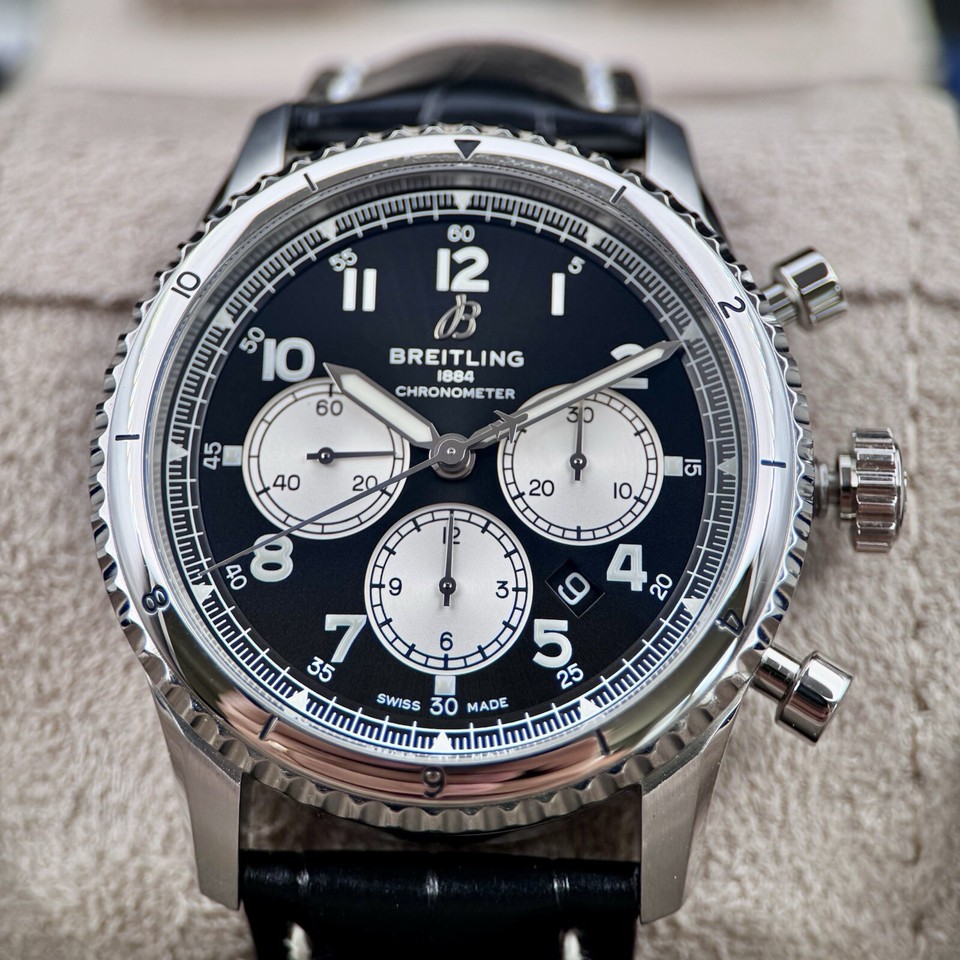 Brand New - Breitling Navitimer Aviator 8 (Unworn - FULL STICKERS - BELOW MSRP) | eBay