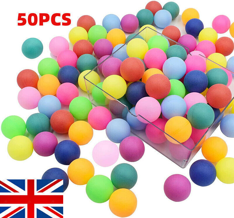 10PCS Ping Pong Balls 40mm Mixed Colours No Logo Table Tennis Beer ...