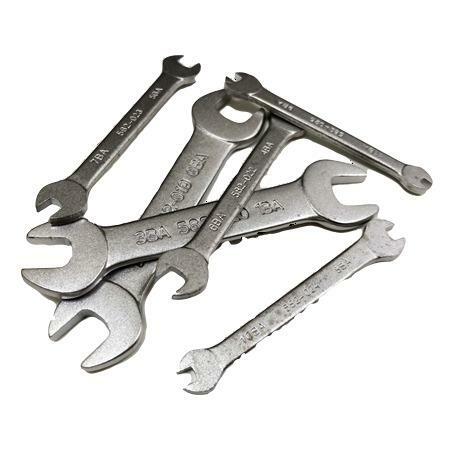 Toolzone Elite 6pc BA Spanner Set Precision Open Ended Wrench 0BA ...